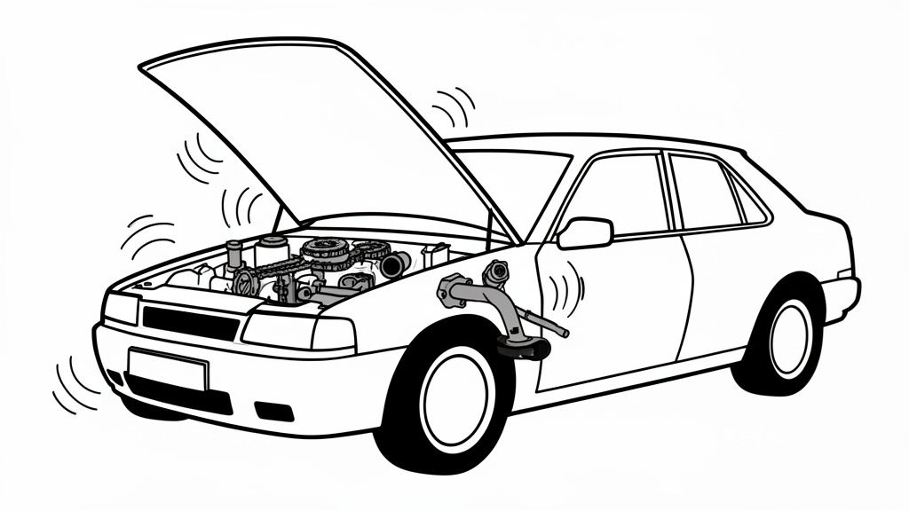 Engine rattle when accelerating: Causes and fixes